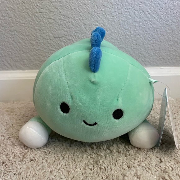 Toys | Kellytoy Squishmallow 8 Laying Down Hugmee Rafa The Dinoteal ...